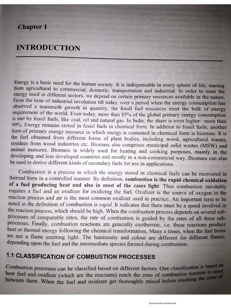 Combustion Unit I | PDF