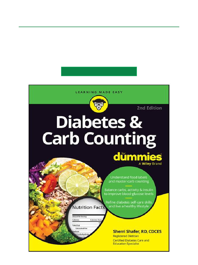 Research Diabetes & Carb Counting For Dummies - 2nd Edition scribd ...