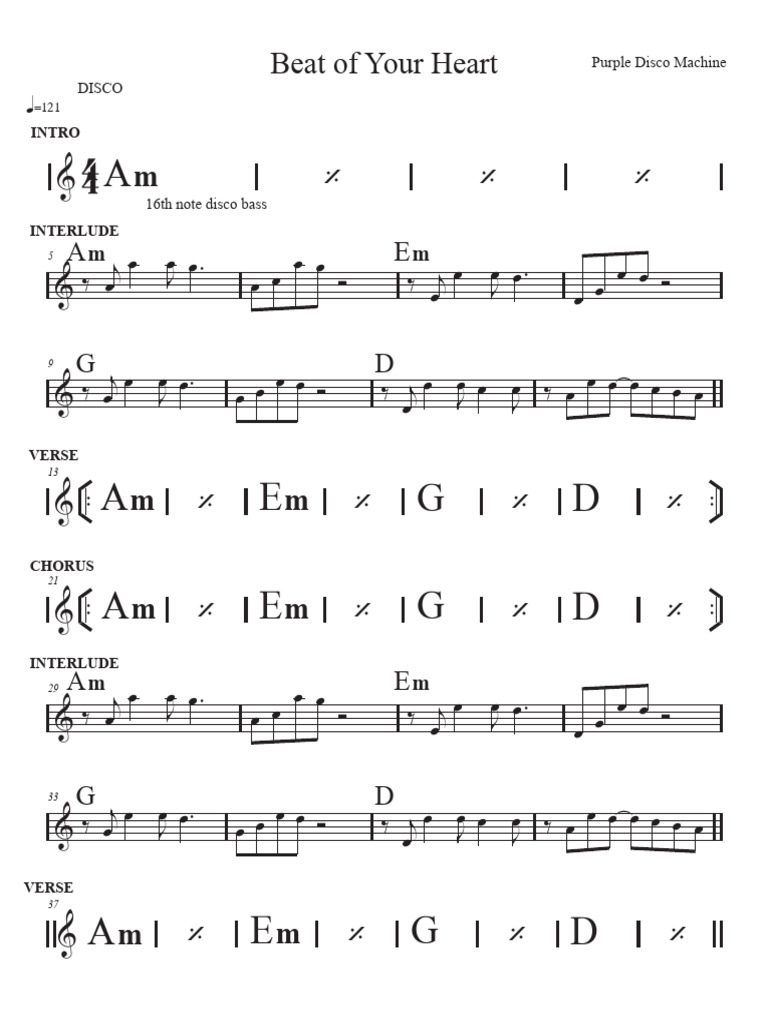 Beat of Your Heart - Score | PDF