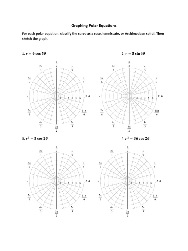 Graphing Polar Equations | PDF