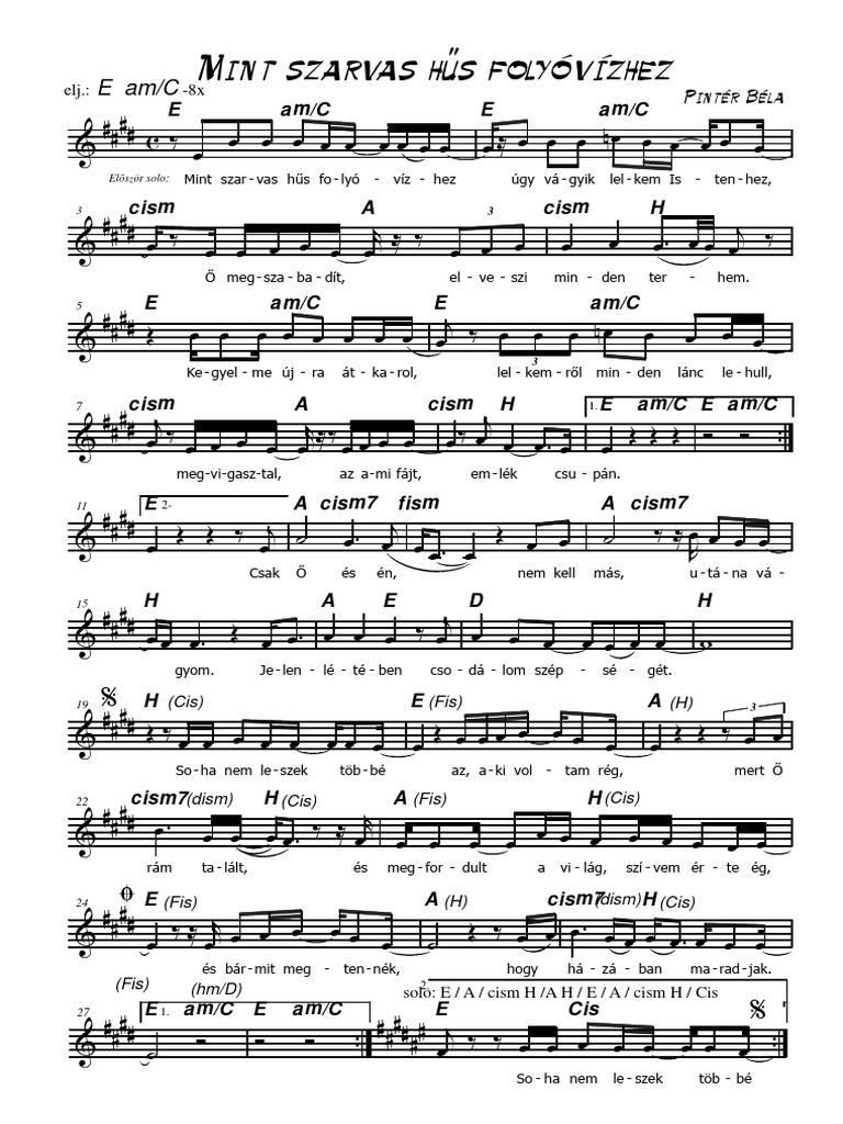 Mint Szarvas Hűs Foylóvízhez | PDF