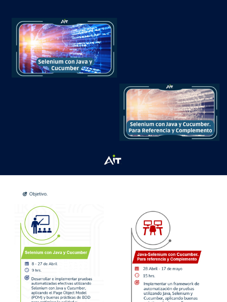 REPORTE FINAL SELENIUM CON JAVA Y CUMCUMBER COMPLEMENTO_12345 | PDF ...