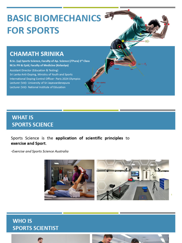 Sports Science and Biomechanics Overview | PDF | Sports