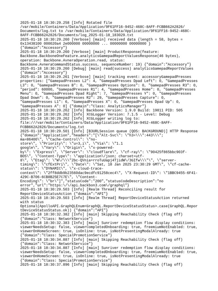 Log 2025-01-25 134029 | PDF | Web Server | Internet & Web