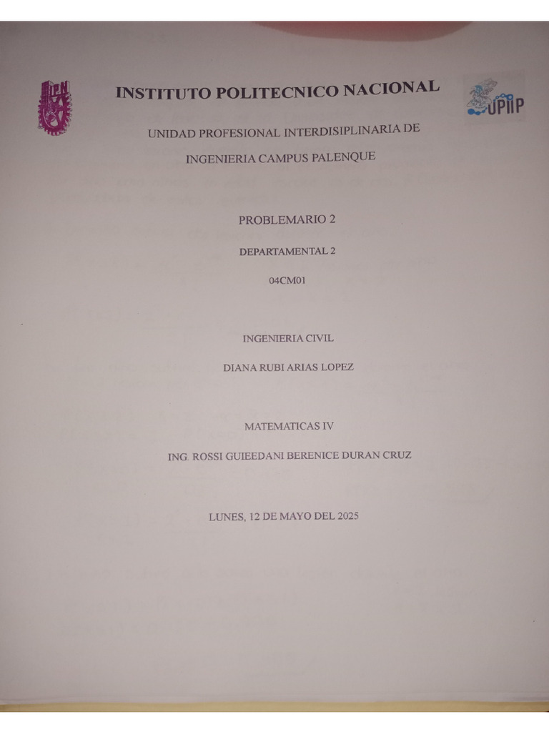 Problemario 2-Dep 2 - Diana Rubi Arias Lopez | PDF