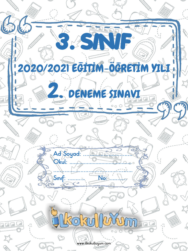 3-sinif-2-deneme-sinavi | PDF