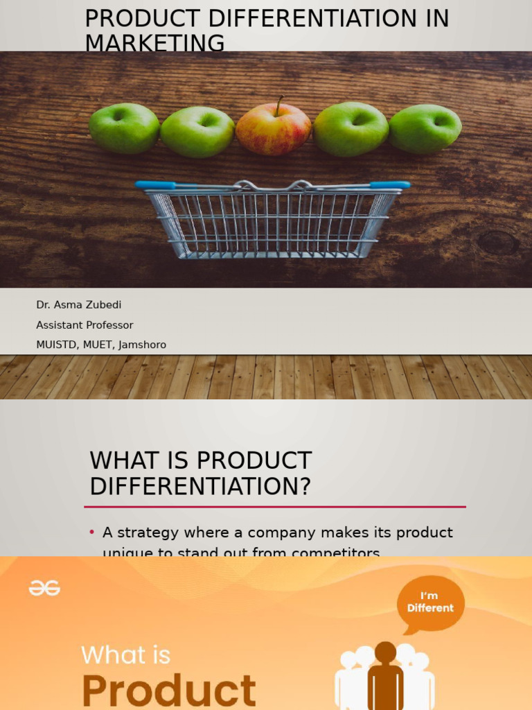 Product_Differentiation_Presentation | PDF | Brand | Competitive Advantage