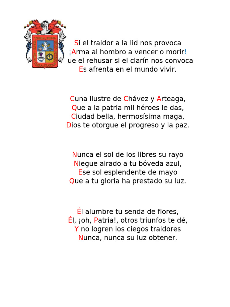 Himno Aguascalientes | PDF