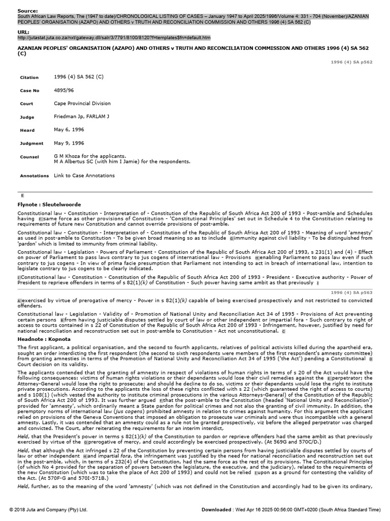 AZANIAN_PEOPLES'_ORGANISATION_(AZAPO)_AND_OTHERS_v_TRUTH_AND ...