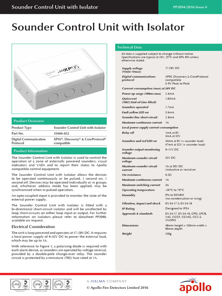 Sounder Control Unit Overview | PDF | Power Supply | Electrical Engineering