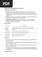 Paljas: English Summary and Analysis | PDF
