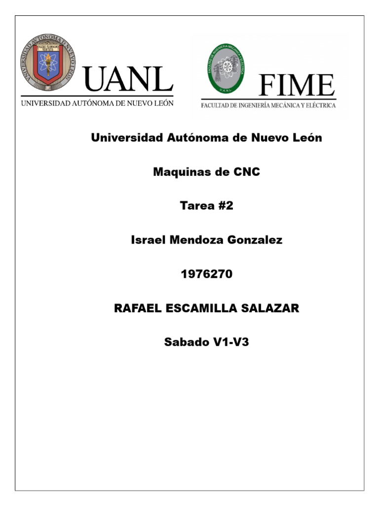 CNC Tarea #2 | PDF