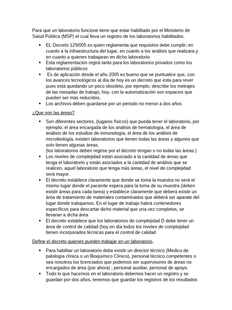 Resumen Del Modulo 1 y 2 | PDF | Calidad (comercial) | Laboratorios