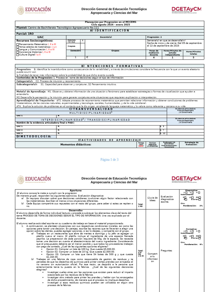 Uac 02 2024 Estadistica Sol Berenice Cr | PDF | Evaluación | Aprendizaje