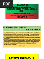 Phrojekthi Indaba Emfishane G8-1 | PDF