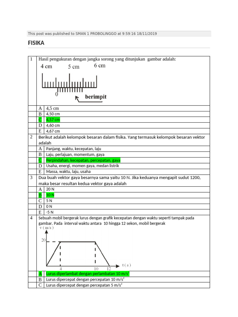 Fisika Psaj (Hehe) | PDF