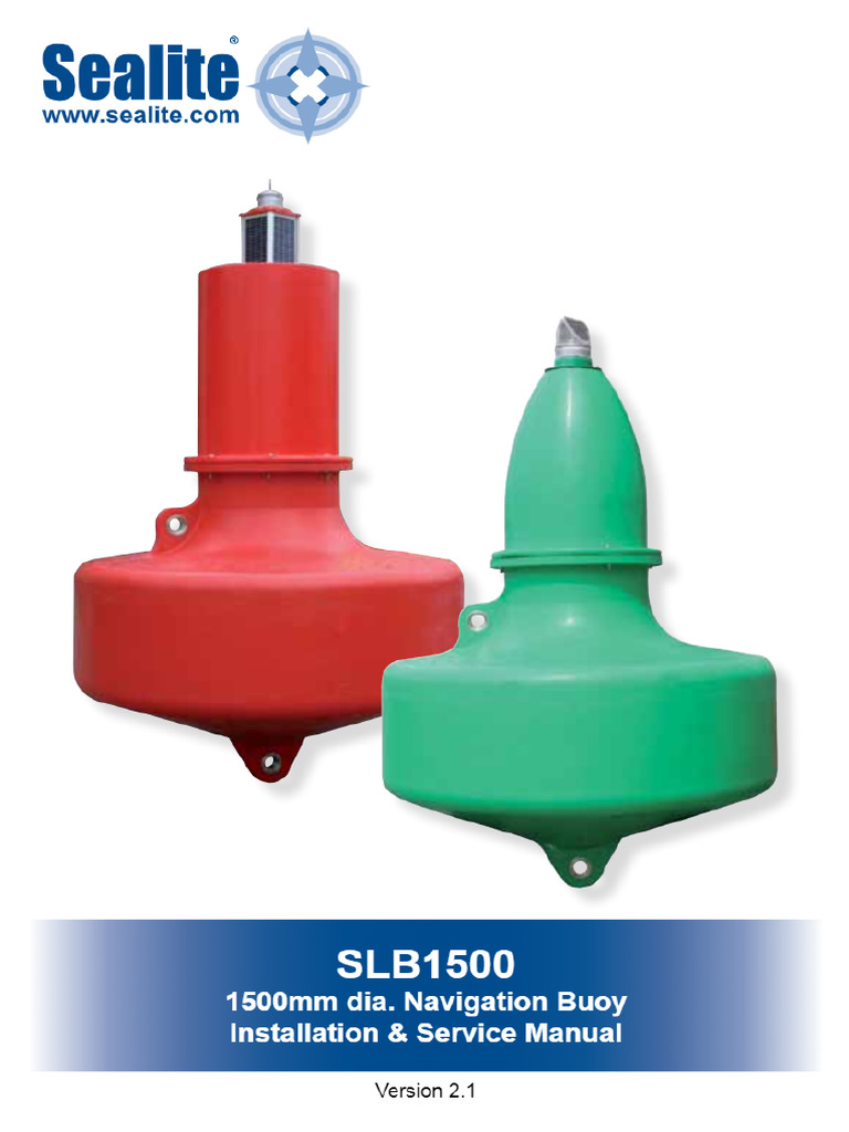 Sealite SL-B1500 1500mm Diameter Navigation Buoy Installation Manual ...