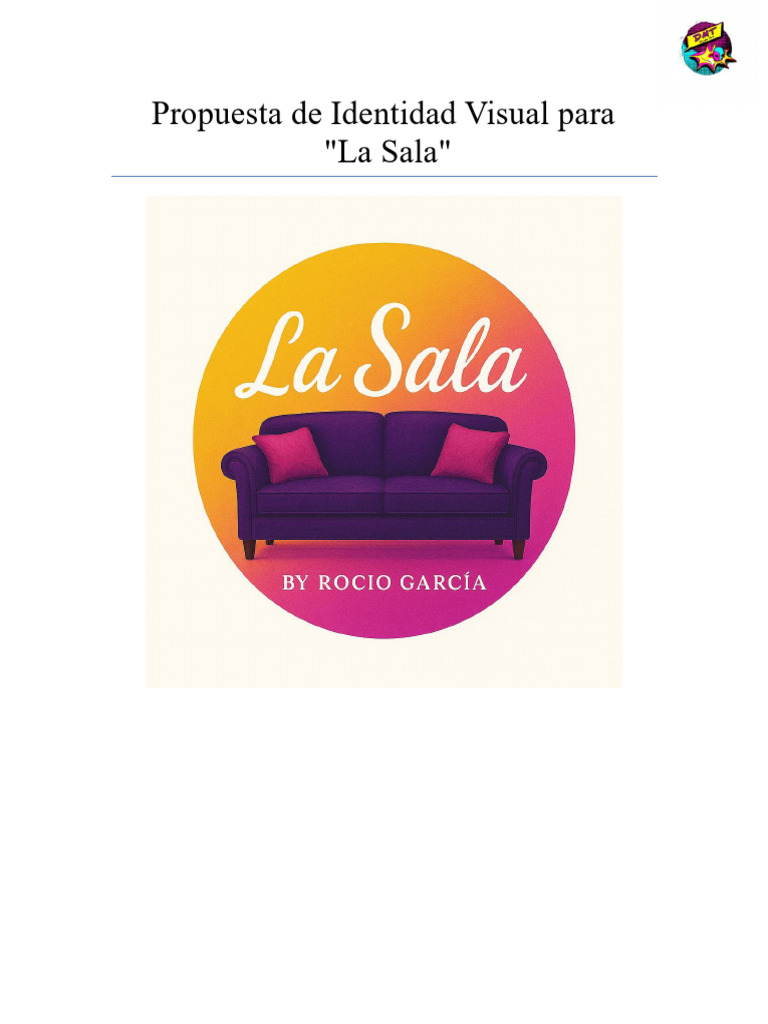 Branding de Marca X DMT Studio Propuesta Logo La Sala Rocio Garcia | PDF | Marca