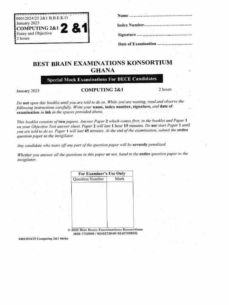 Best Brain Question Jan25 Comp | PDF