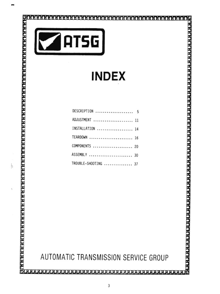 Nissan L3N71B - ATSG Automatic Transmission Service Group | PDF