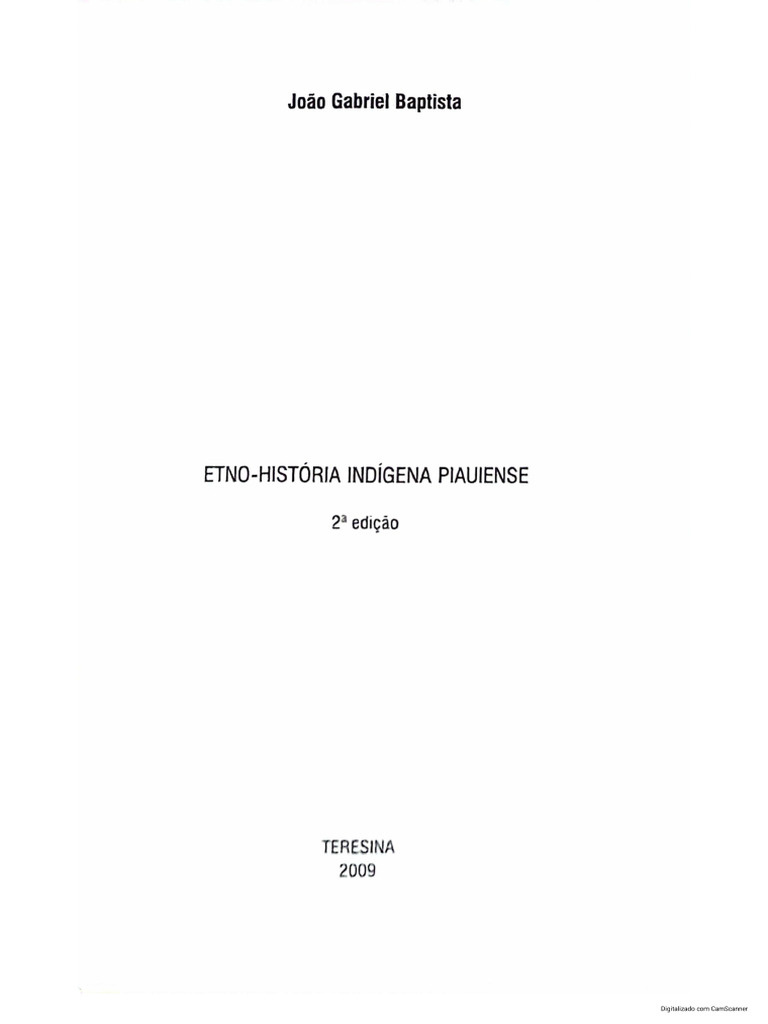 Etno-Historia Indigena Piauiense | PDF
