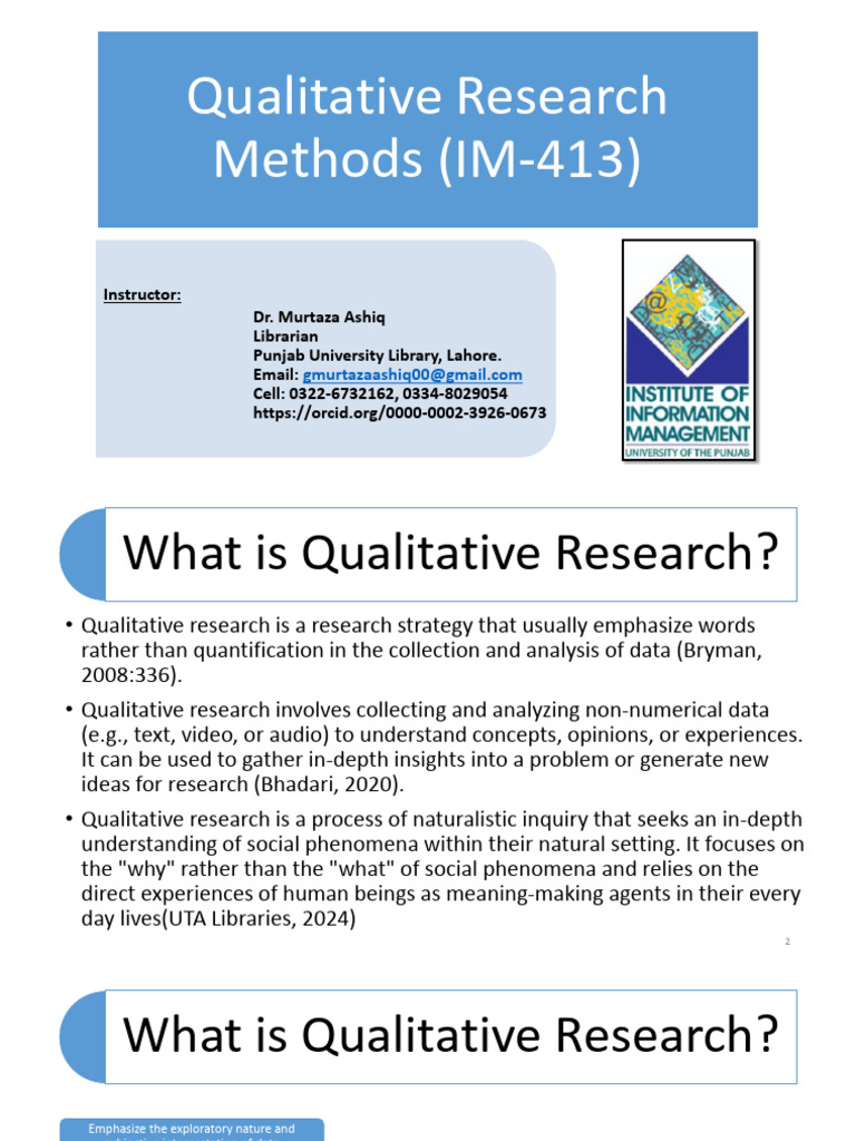 Qualitative Research and Designs | PDF | Ethnography | Qualitative Research