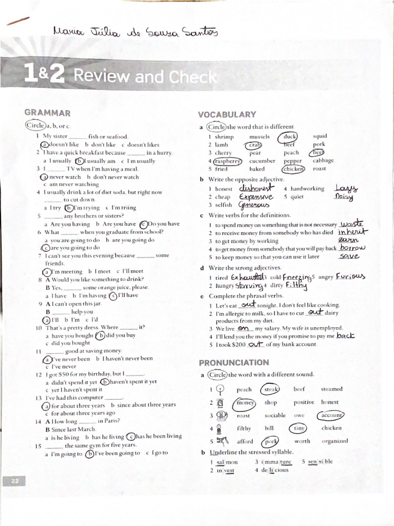 Review and Check | PDF