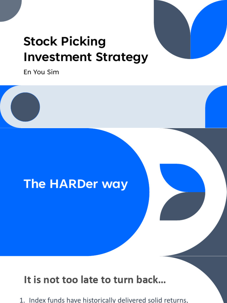 Effective Stock Picking Strategies | PDF | Investing | Stocks