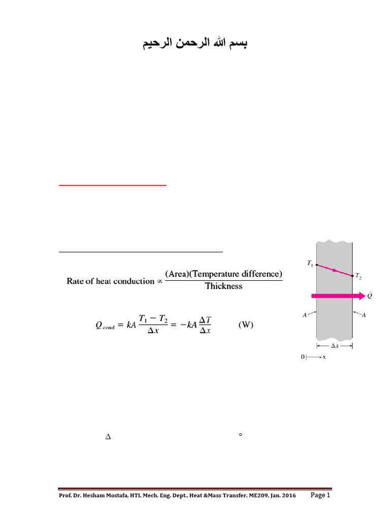 Heat Transfer Lectures- ME209 , Jan 2019 | PDF | Heat Transfer | Thermal Insulation