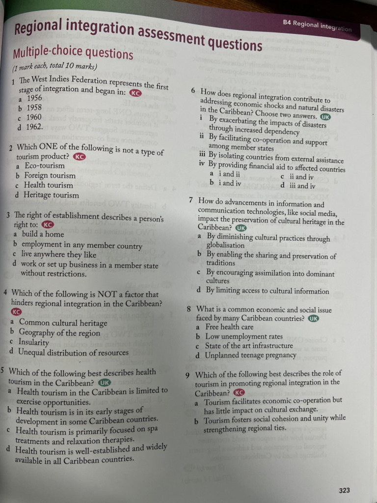 Regional Integration Questions | PDF