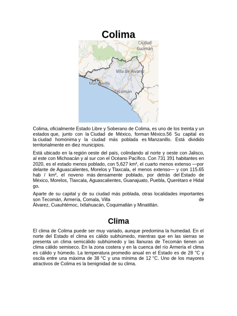 Colima | PDF