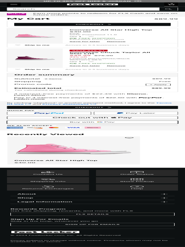 The Heart of Sneakers Sneakers, Apparel & More Foot Locker | PDF | Point Of Sale | Payments