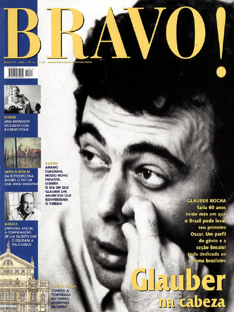 Revista BRAVO - GLAUBER ROCHA - GLAUBER NA CABEÇA | PDF