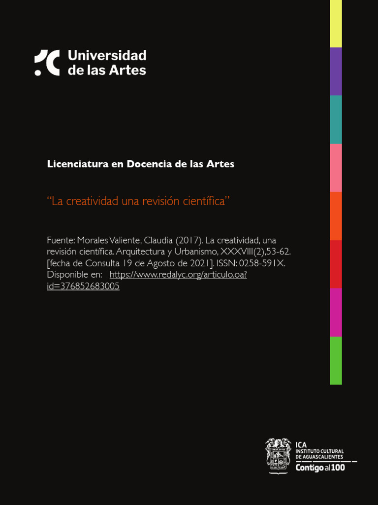 La Creatividad Una Revisión Científica | PDF | Creatividad | Inteligencia