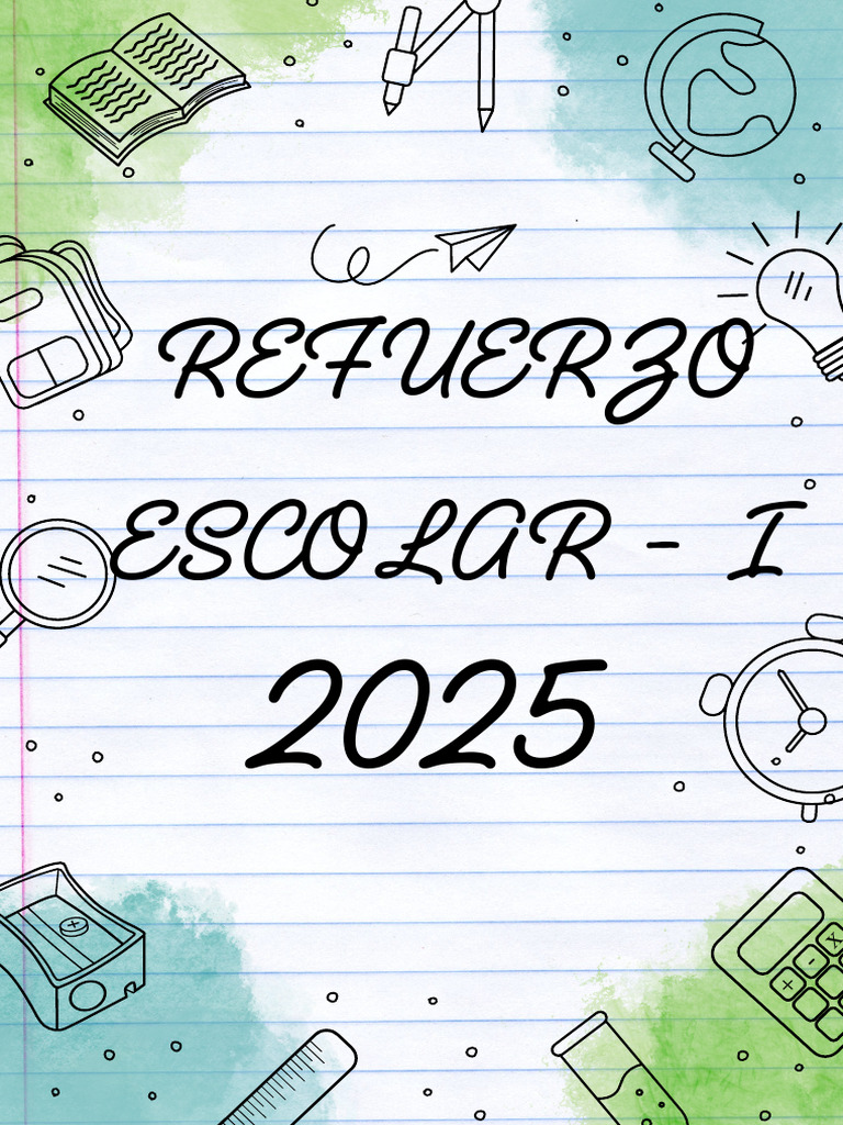 Documento A4 Portada Carátula de Propuesta Creativa Doodle Acuarela ...