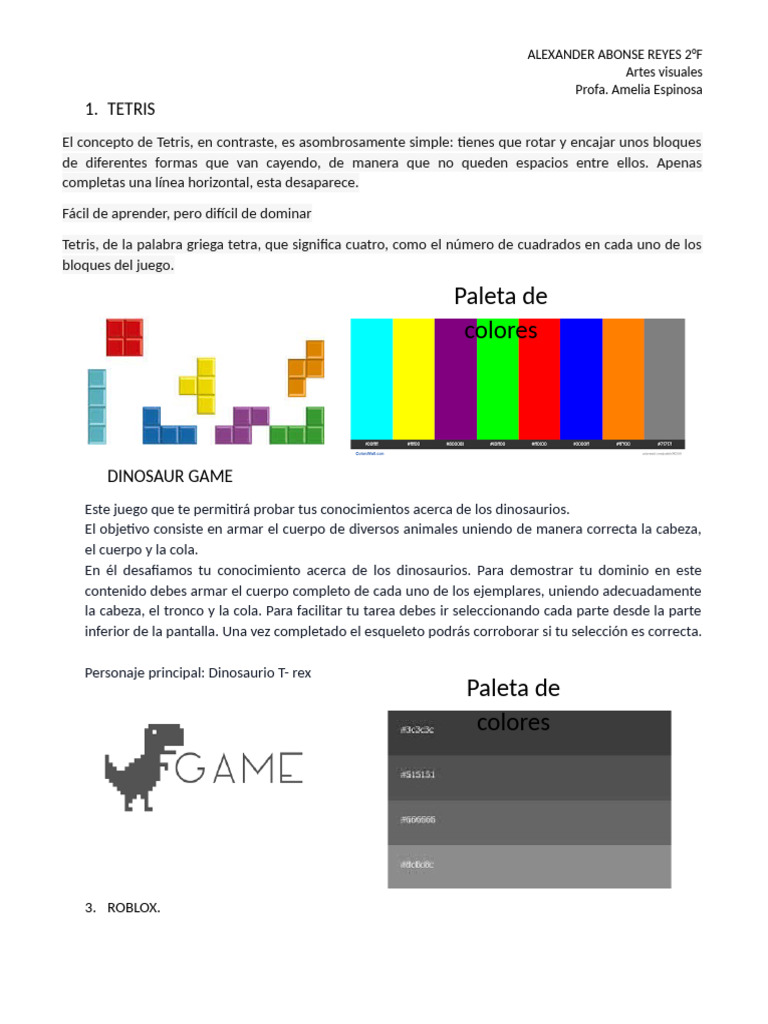 Juegos y Paletas de Colores - Artes | PDF | Mario | Videojuegos