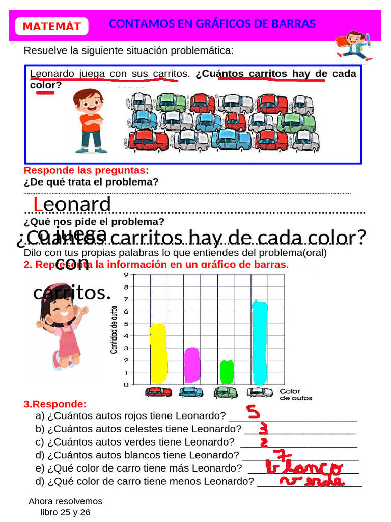 D3 A2 FICHA MAT Contamos en Gráficos de Barra | PDF