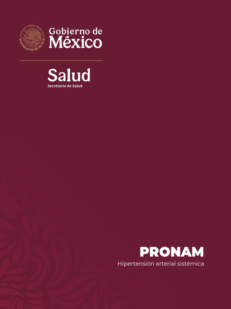 Anexo 7 Pronam Has | PDF | Presión sanguínea | Hipertensión