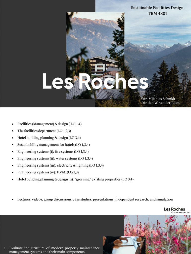 1 Introduction To Sustainable Facilities Design | PDF | Life Cycle ...