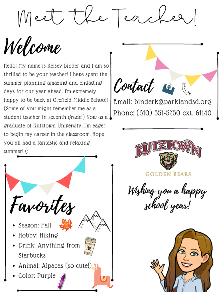 Meet The Teacher | PDF