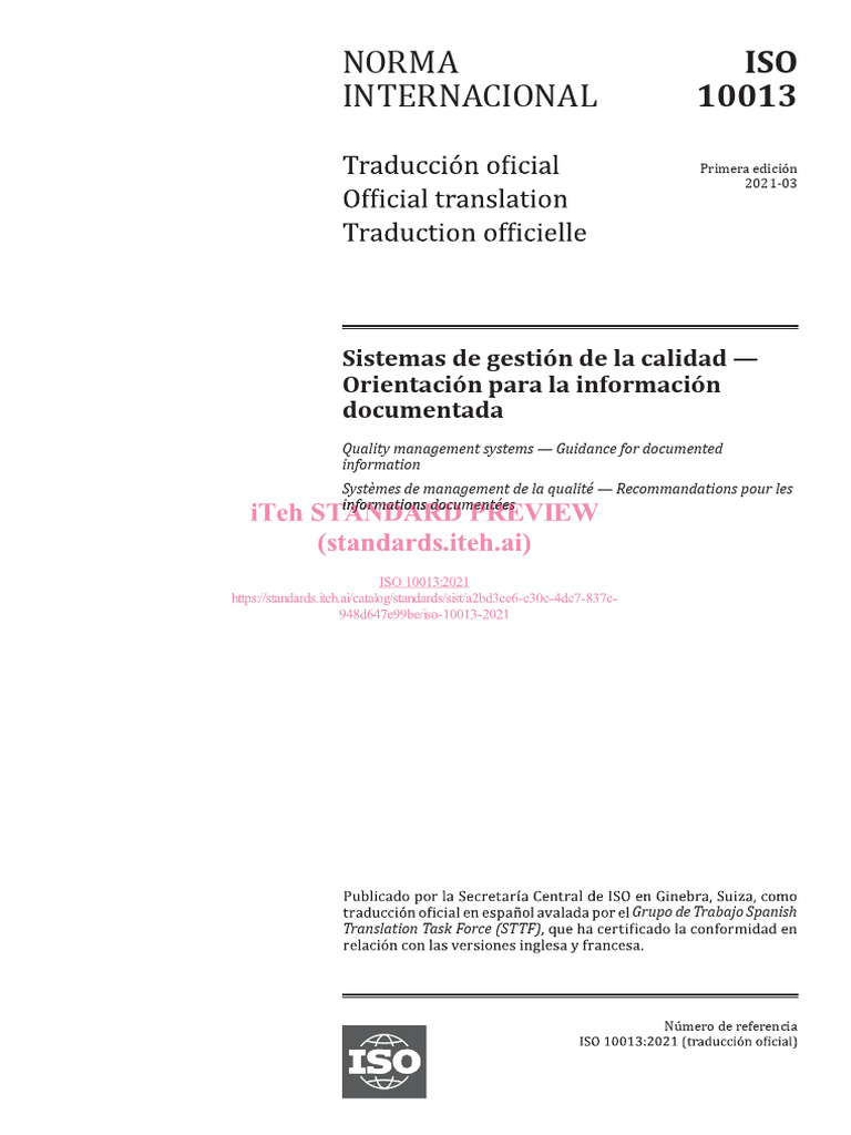 Iso 10013 | PDF | Informática