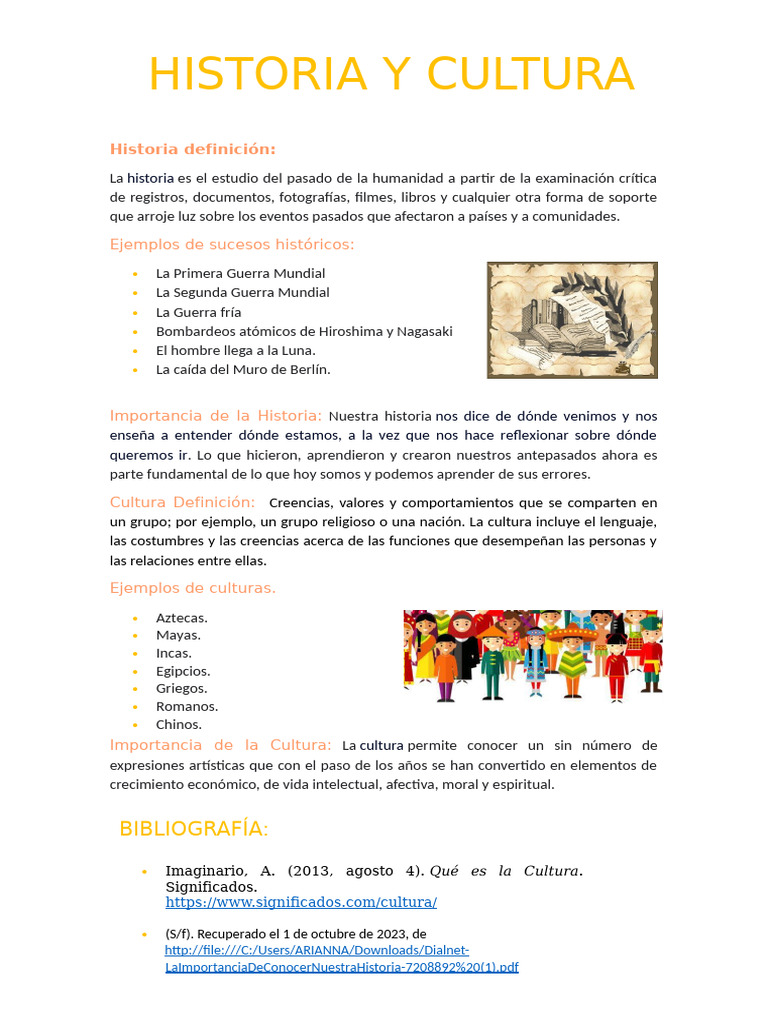Historia Definición | PDF