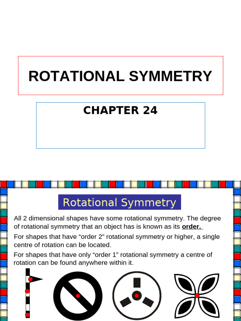 Symmetry (Rotational) | PDF | Rectangle | Shape