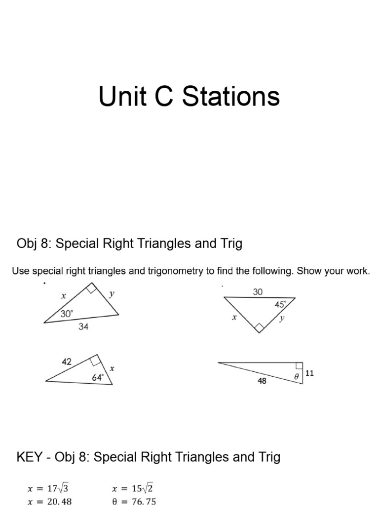 Algebra 2 Trig Stations | PDF