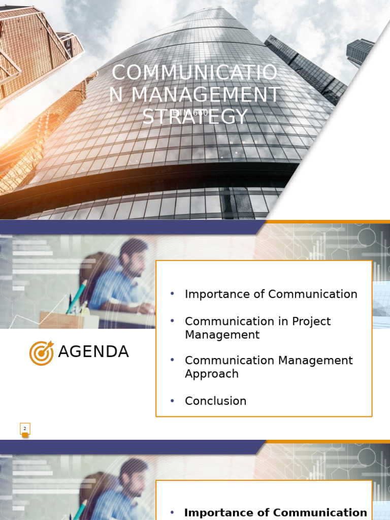 Communication Management Strategy | PDF | Project Manager