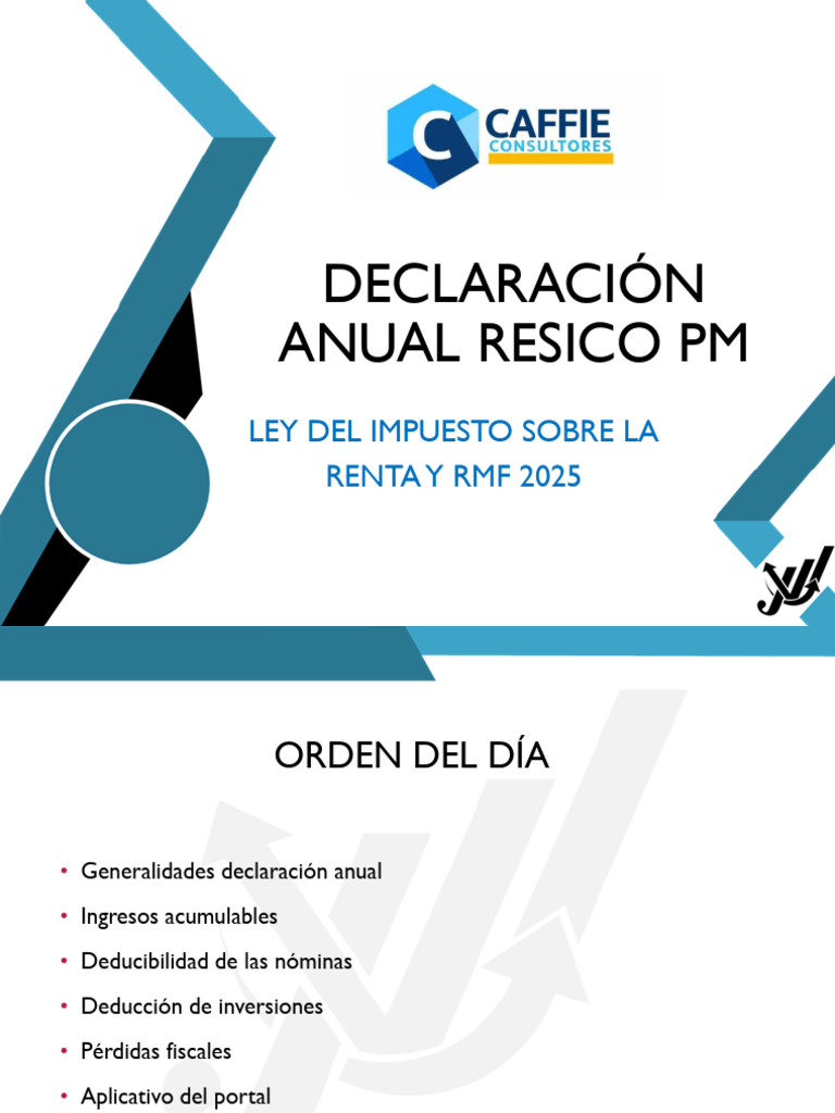 Declaración Anual RESICO PM | PDF | Impuesto sobre la renta | Impuestos