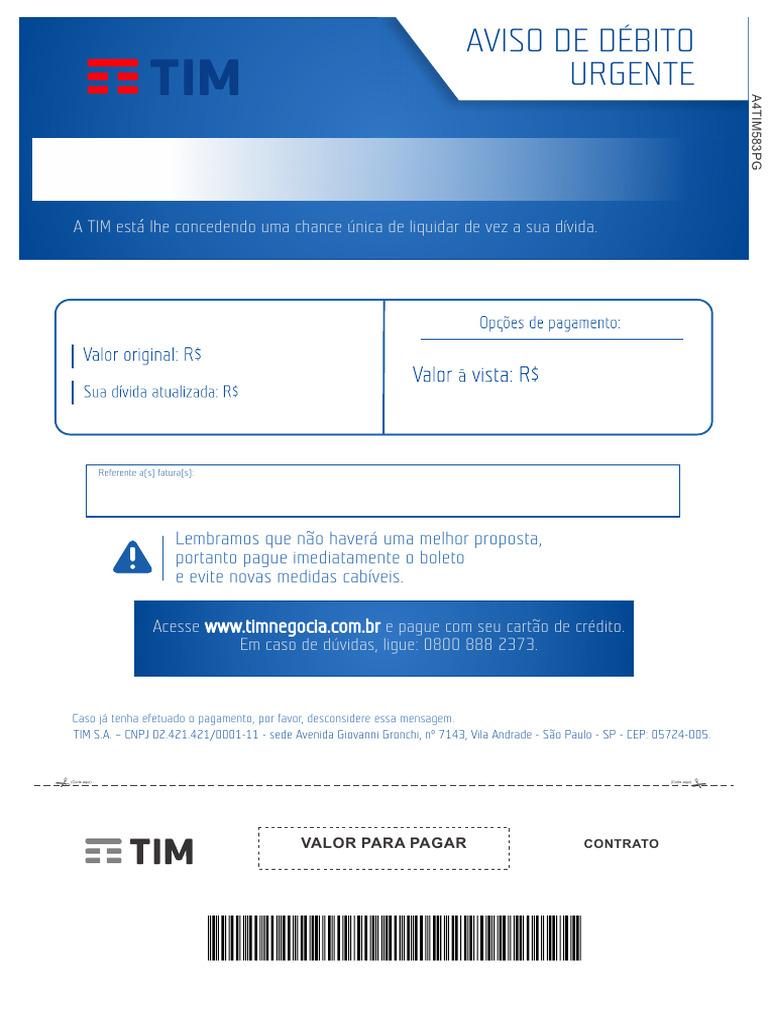 boleto-tim-negocia | PDF