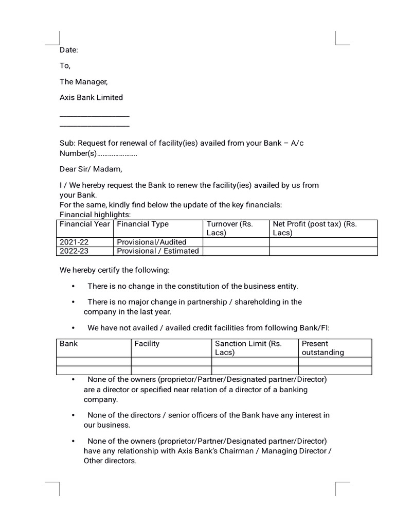 Renewal Application Form | PDF