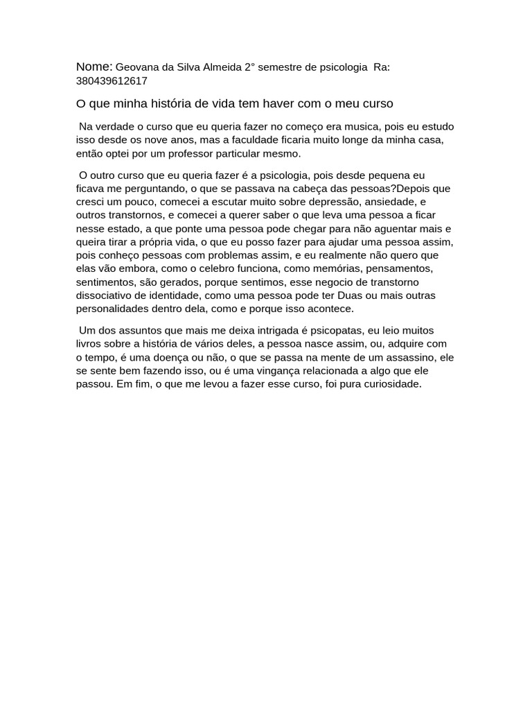 historia psico | PDF