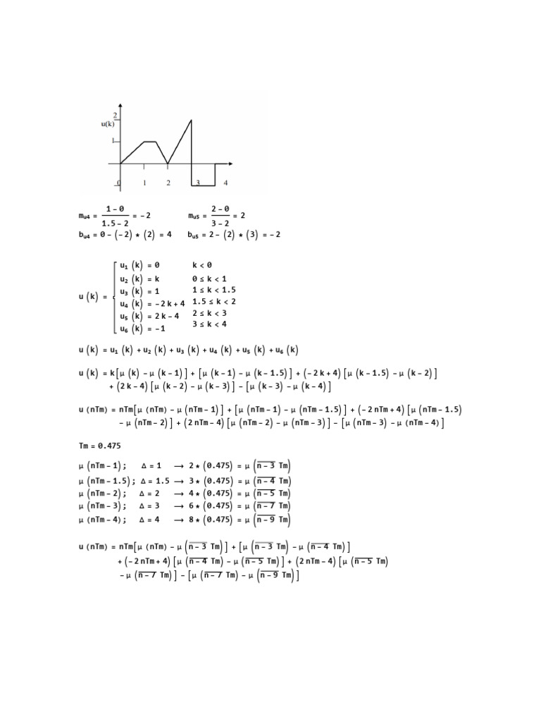 Procedimiento Matemático Discretización Grupo 8 | PDF